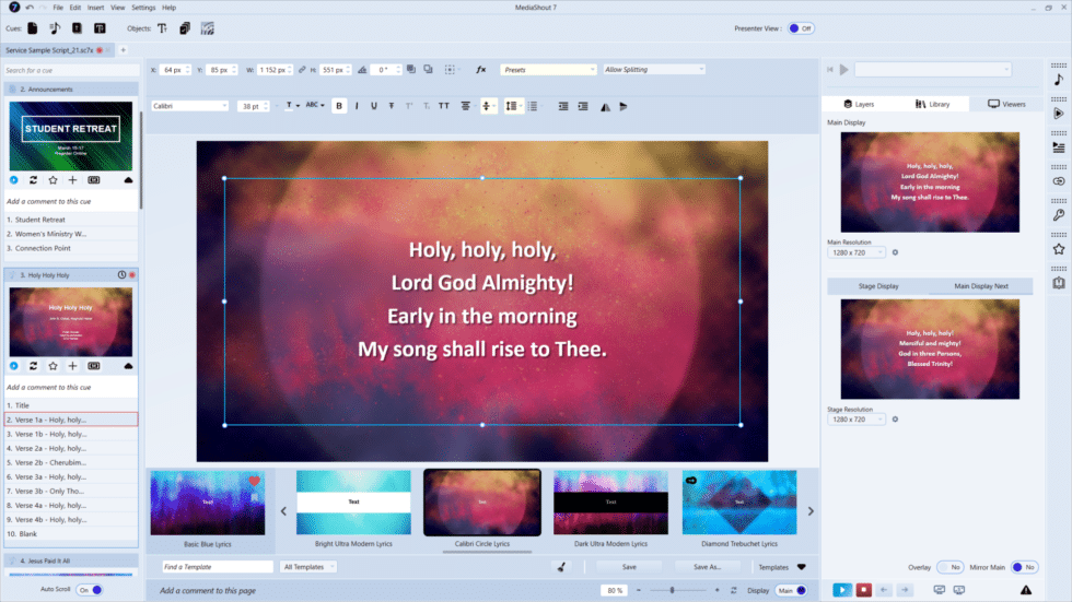 MediaShout 7 | Church Presentation & Worship Software