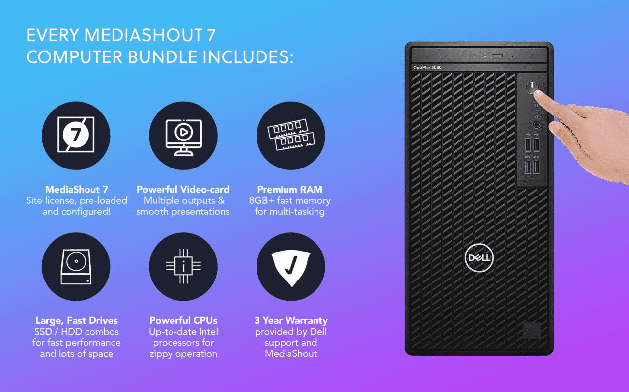 Church Presentation Computer Bundles For Worship - MediaShout