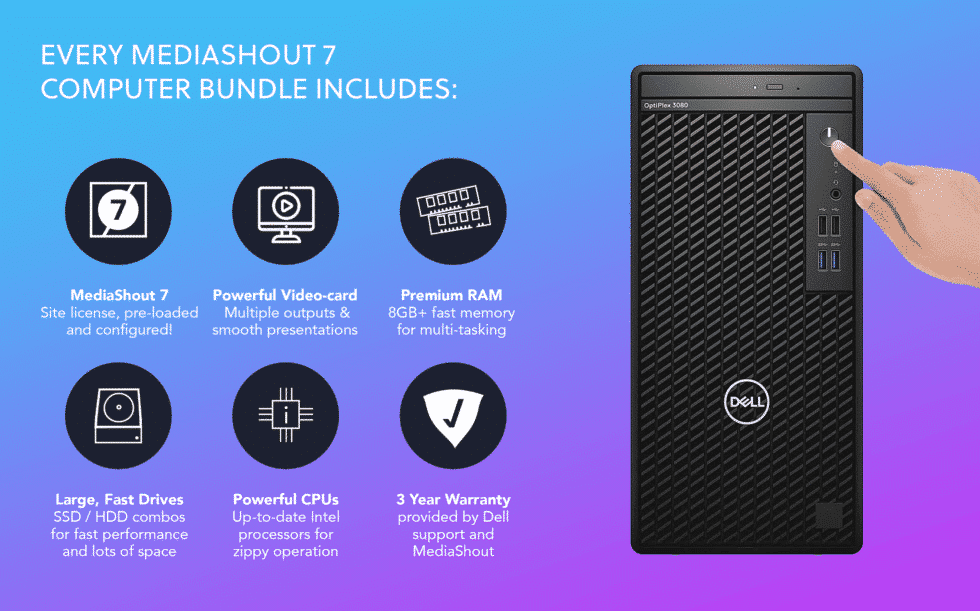 Church Presentation Computer Bundles For Worship - MediaShout